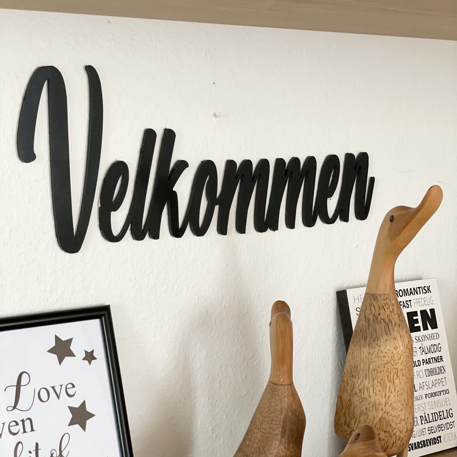 Velkommen Skilt - Juhls Design